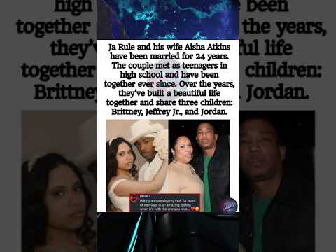 Ja Rule & Aisha Atkins: 24 Years of Love ❤️ #CoupleGoals #AnniversaryVibes"#jarule#rap