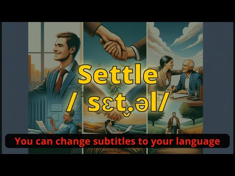 [v] Settle meaning with 5 examples