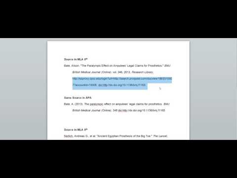 apa mla citation comparison