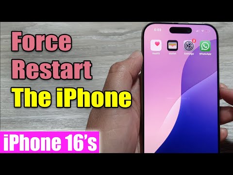 iPhone 16/16 Pro Max: How to Force Restart The iPhone To Fix Frozen/Unresponsive Screen