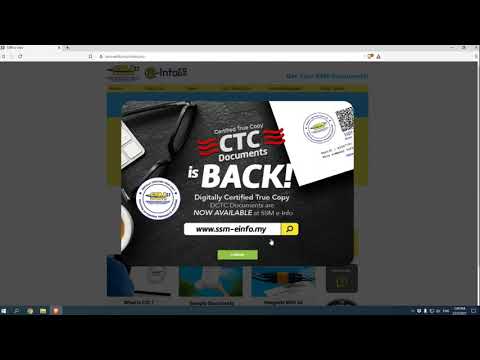 How To Purhcase SSM Company and Business Info Online