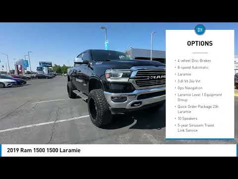 2019 Ram 1500 Diamond Black Crystal Black madera Visalia Fresno Financing Clovis Used stock Service
