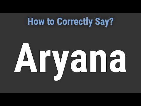 How to Pronounce Name Aryana (Correctly!)