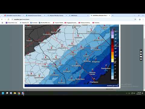 Winter Storm Pounding South-Southeast U.S. With Snow & Ice, Cold Weather Continues, Snow Northern US