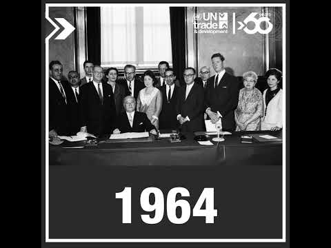 Raúl Prebisch appointed as the first Secretary-General of UNCTAD (1964)