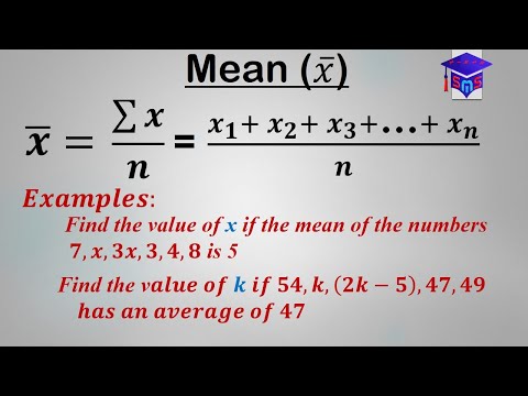 Easy way to find the Mean of a set of numbers or values || Simple tricks revealed with more examples