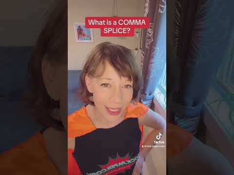 What is a COMMA SPLICE? #grammarhound #editingservices #writingservices #writebetter