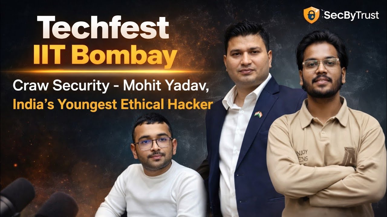 How to Become an Ethical Hacker (Cyber talks with @CrawSecurity Founder - Mohit Yadav at IIT Bombay)