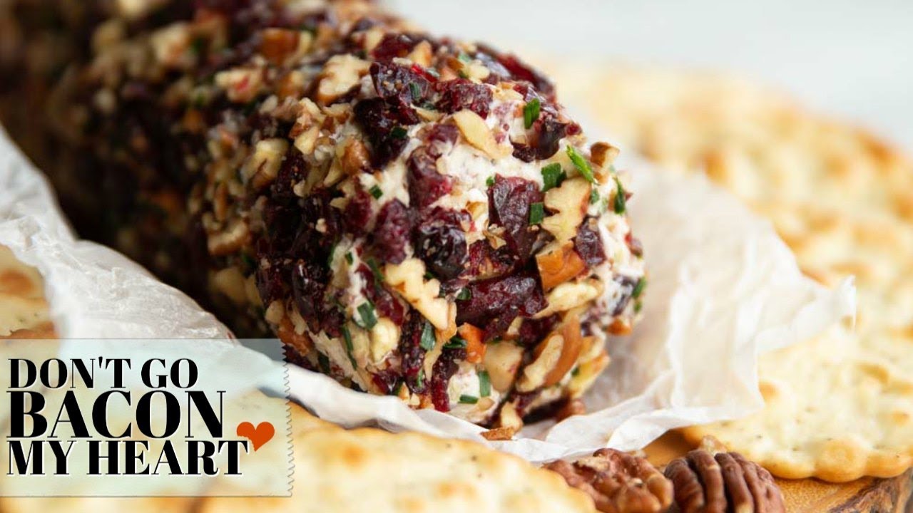 Cranberry Pecan Cheese Log