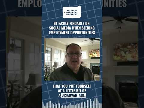 Social media is a powerful tool for military retirees as they represent themselves as...