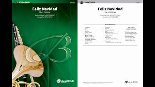 Feliz Navidad: Concert Band Conductor Score & Parts: José Feliciano ...
