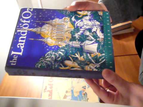 Different variation of book editions named "Marvelous Land of Oz" by L.Frank Baum title