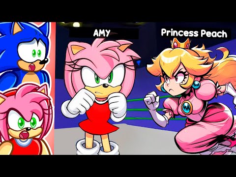 Reacting To AMY vs PEACH The Rap Battle