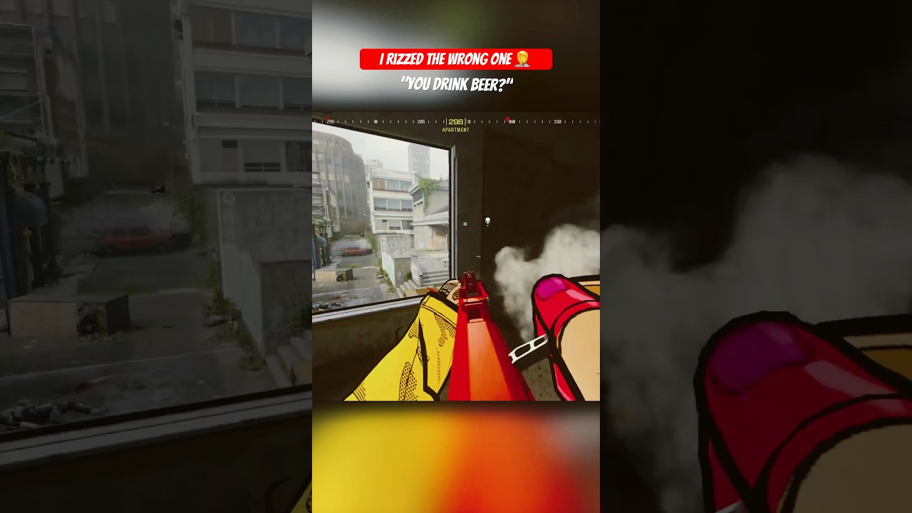 I rizzed the wrong gamer in call of duty #codfunny #callofdutytrolling #rizz