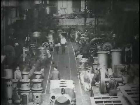 Panorama of Machine Co. Aisle Westinghouse Co. Works