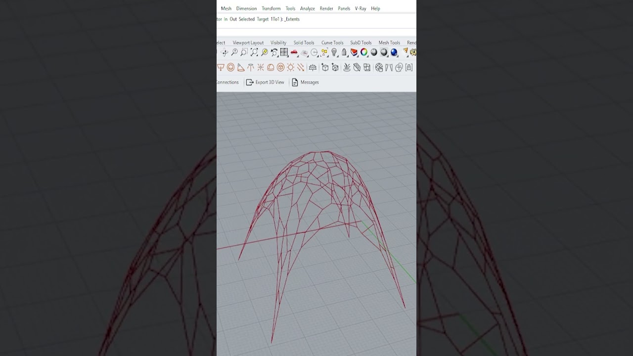 kangaroo(GHPython)#grasshopper #python #parametric #architecture