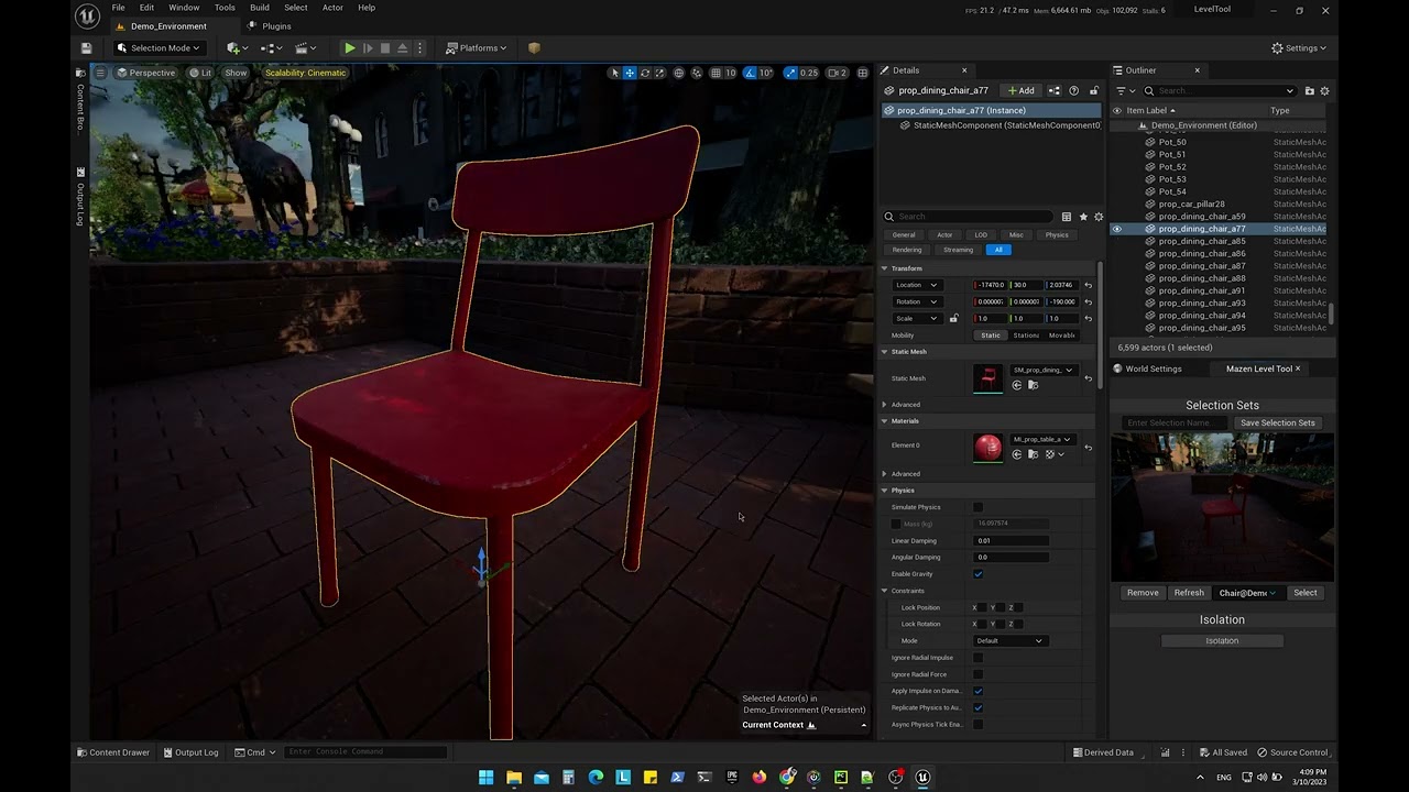 Mazen Level Tool Plugin For Unreal Engine 5.1 To 5.4