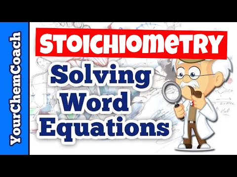 How to Solve Stoichiometry Word Problems