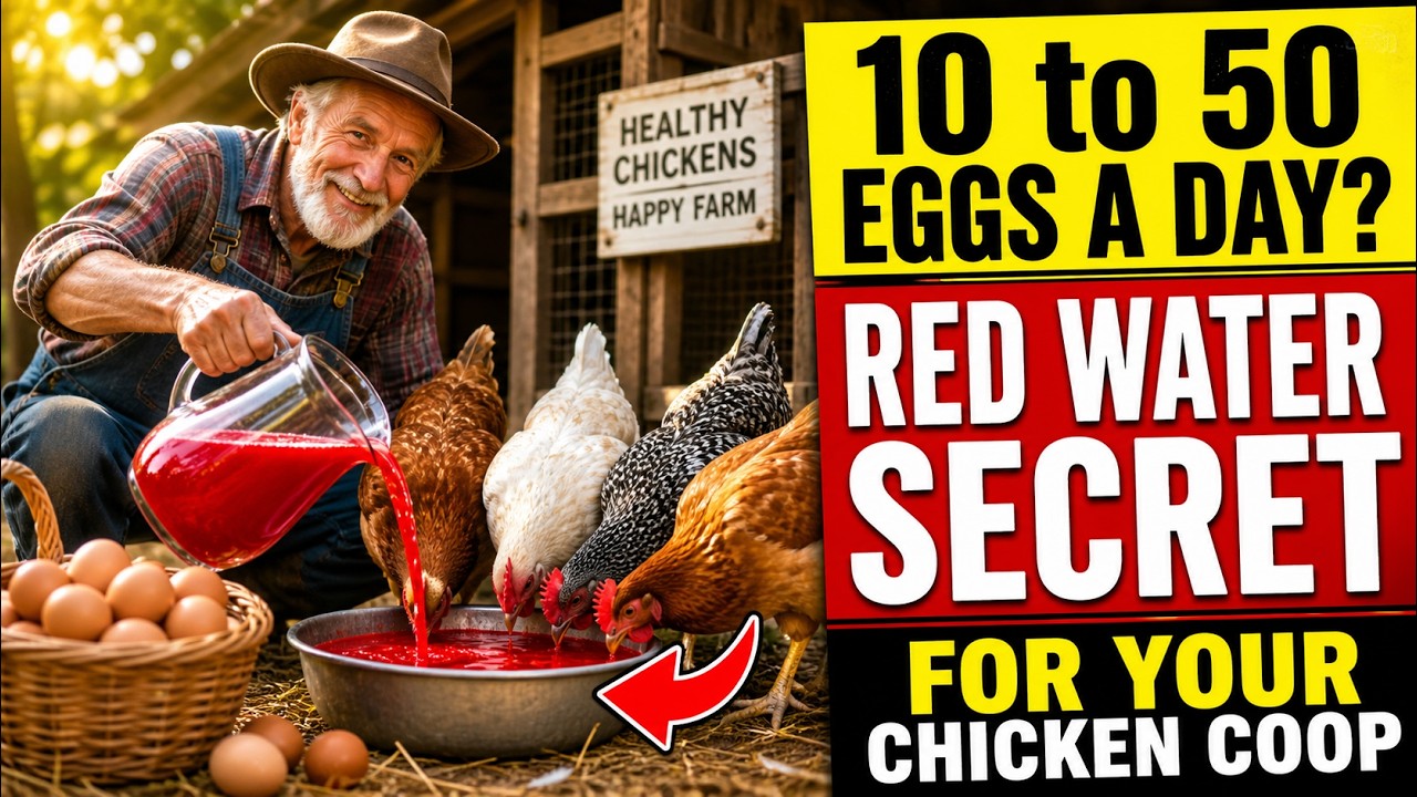 From 10 to 50 Eggs a Day? The “Red Water” Secret in Your Chicken Coop