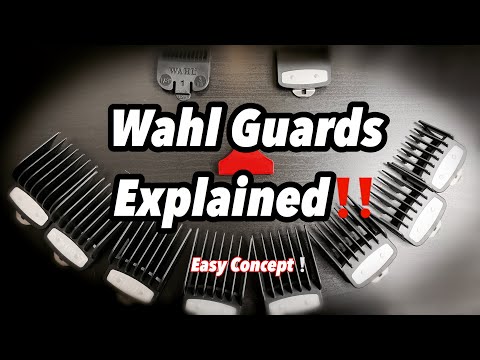 GUIDE FOR WAHL GUARDS | LEARNING AND UNDERSTANDING CLIPPER GUARDS | HOW TO USE THE LEVER TO FADE |