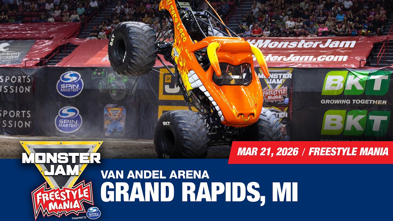 Monster Jam: Grand Rapids, MI - 2 (Full Event) | March 21, 2026 | Freestyle Mania