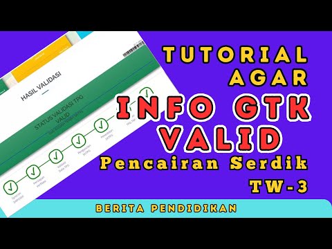 Tutorial Info GTK menjadi Valid 2024