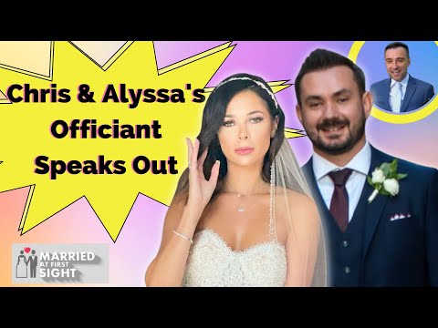 🌟Alyssa & Chris's Officiant's Critical Tweets & Interview Married at First Sight Season 14