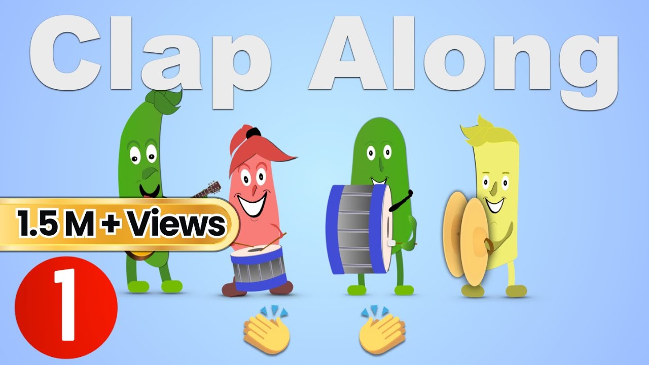 Clap Along 1 | Brain Breaks | Green Bean's Music | Interactive Songs