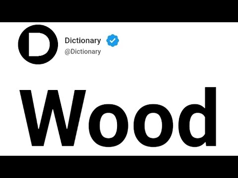 Wood Meaning In English