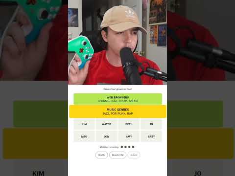 THE GREATEST CONNECTIONS GAME EVER! NYT WORD GAME CHALLENGE!