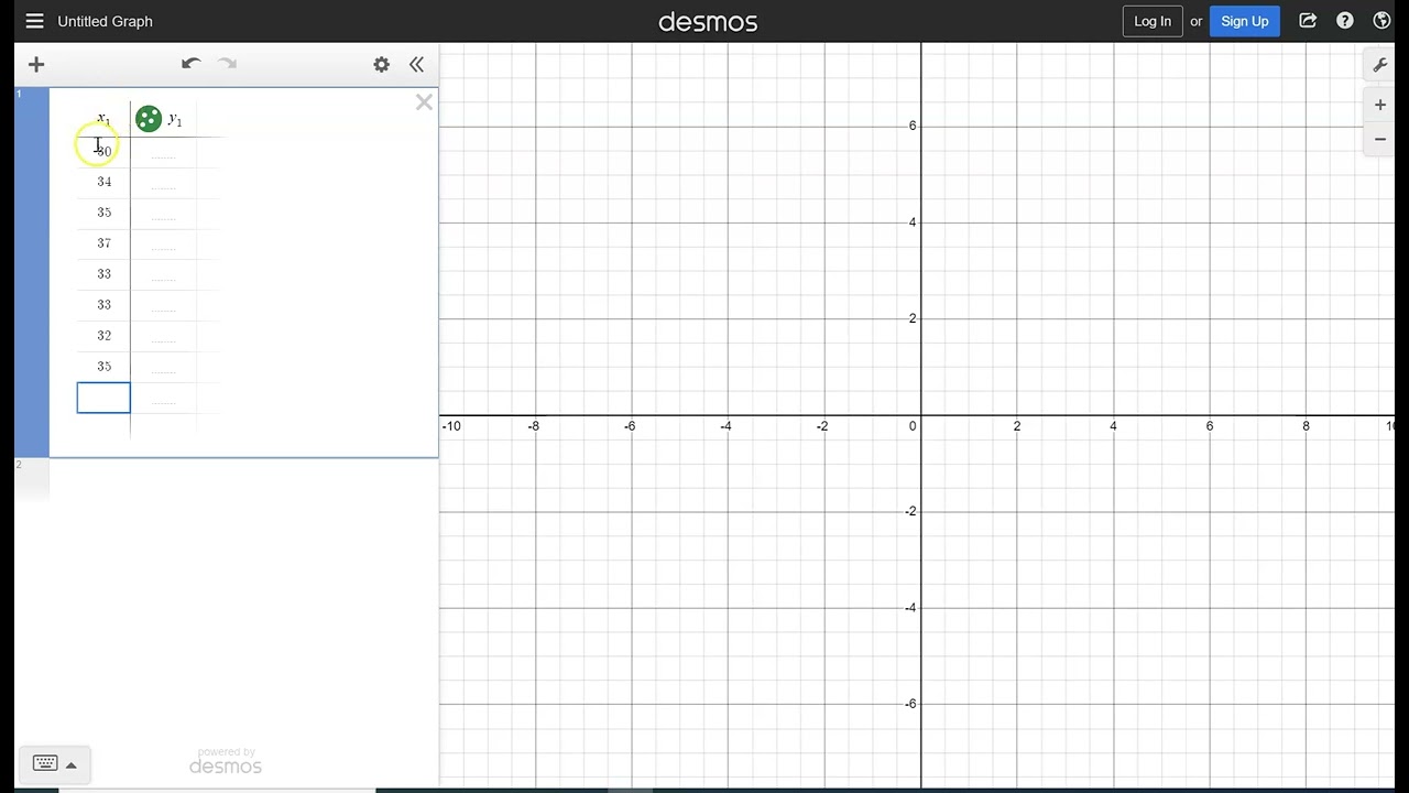 Calculate Standard Deviation Using Desmos