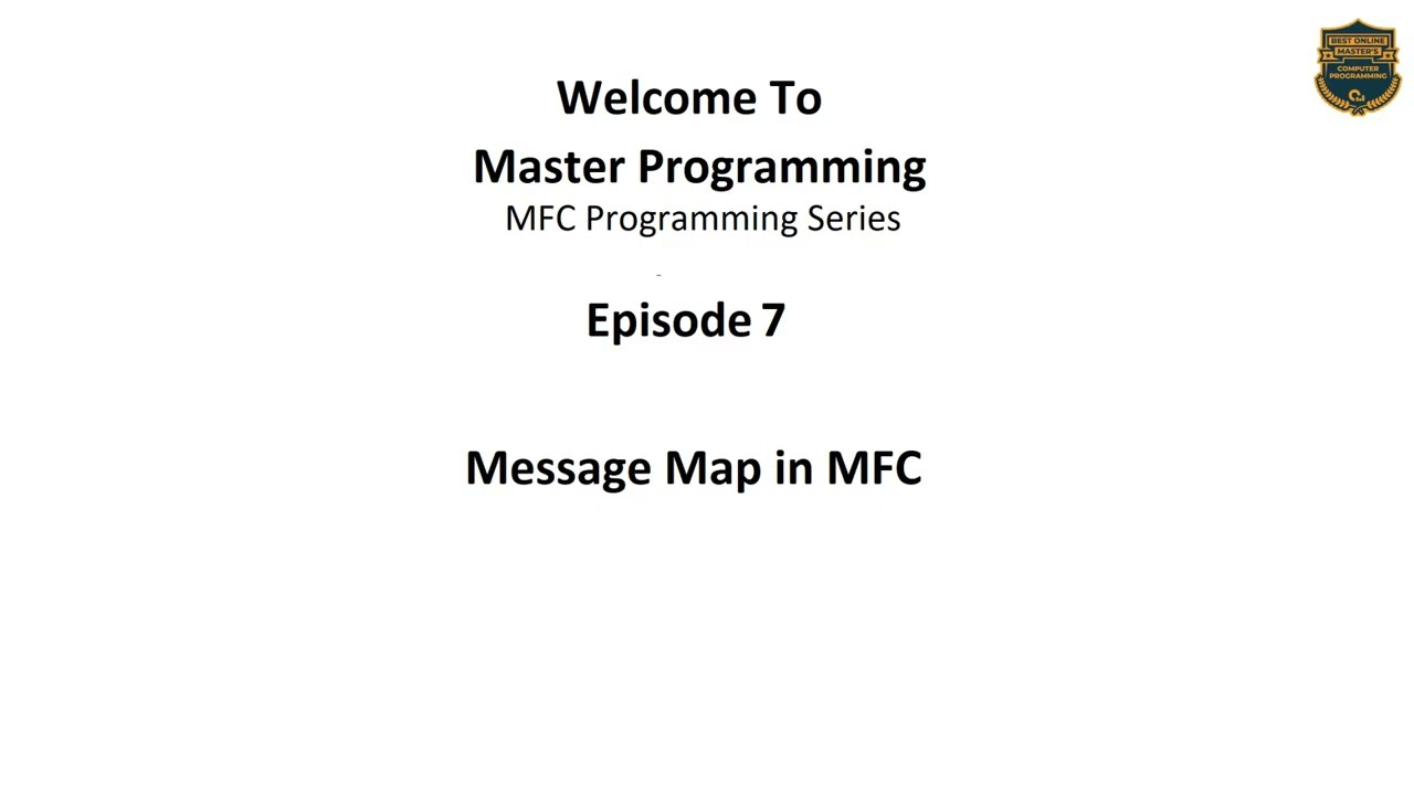 Message Map in MFC  | Master Programming Tips&Traps