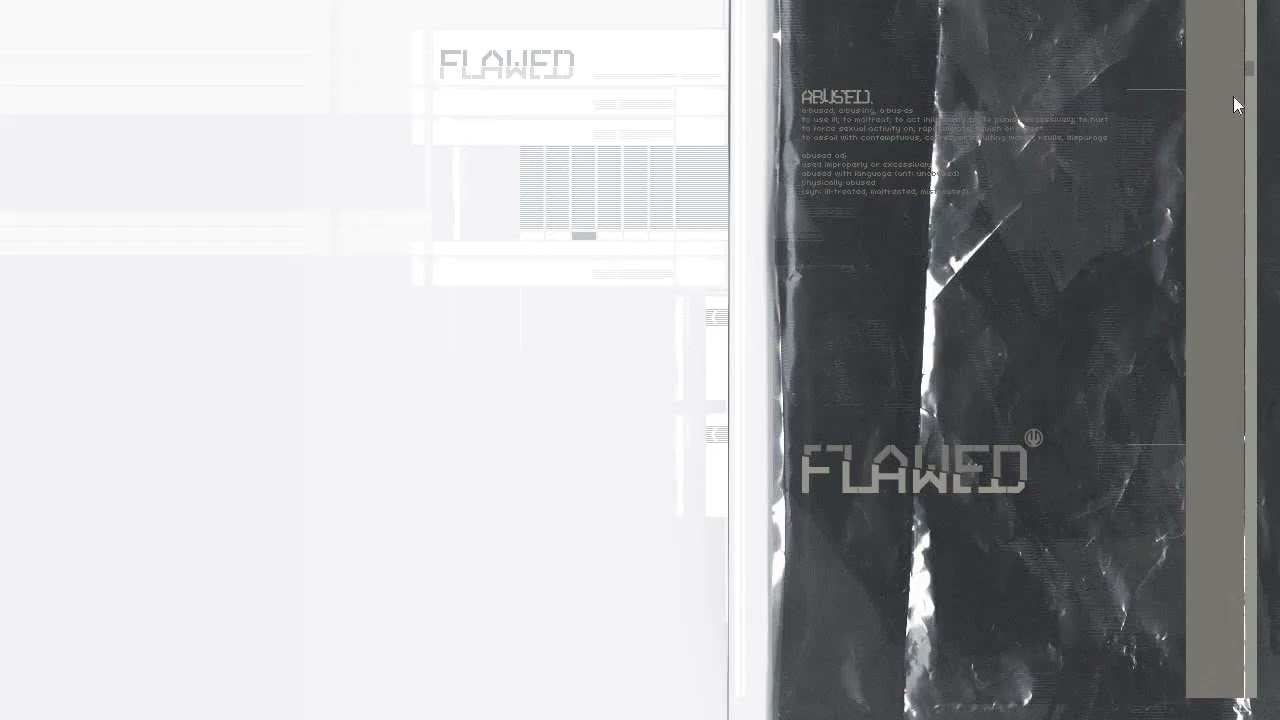 Flawed flash website in 2002