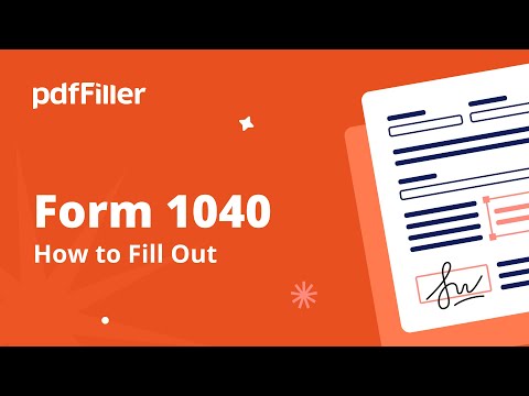 How to Fill Out a Form 1040