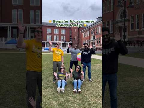 Summer course registration is open! ☀️