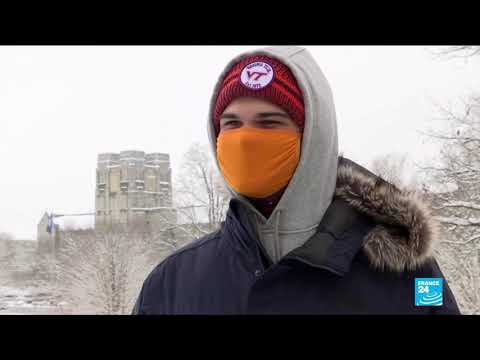 Huge snowstorm hits US east coast