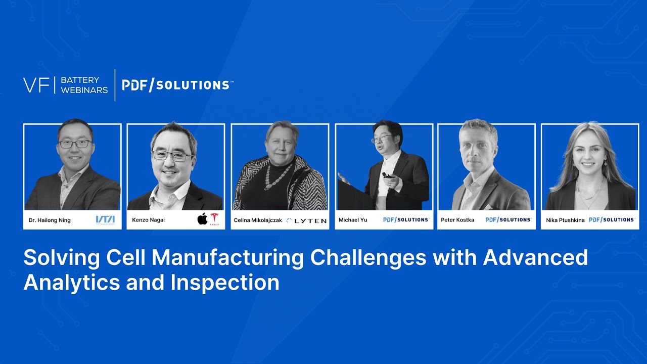 Webinar: Solving Cell Manufacturing Challenges with Advanced Analytics feat. PDF Solutions