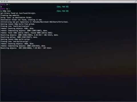 HTML5 Boilerplate - New website design