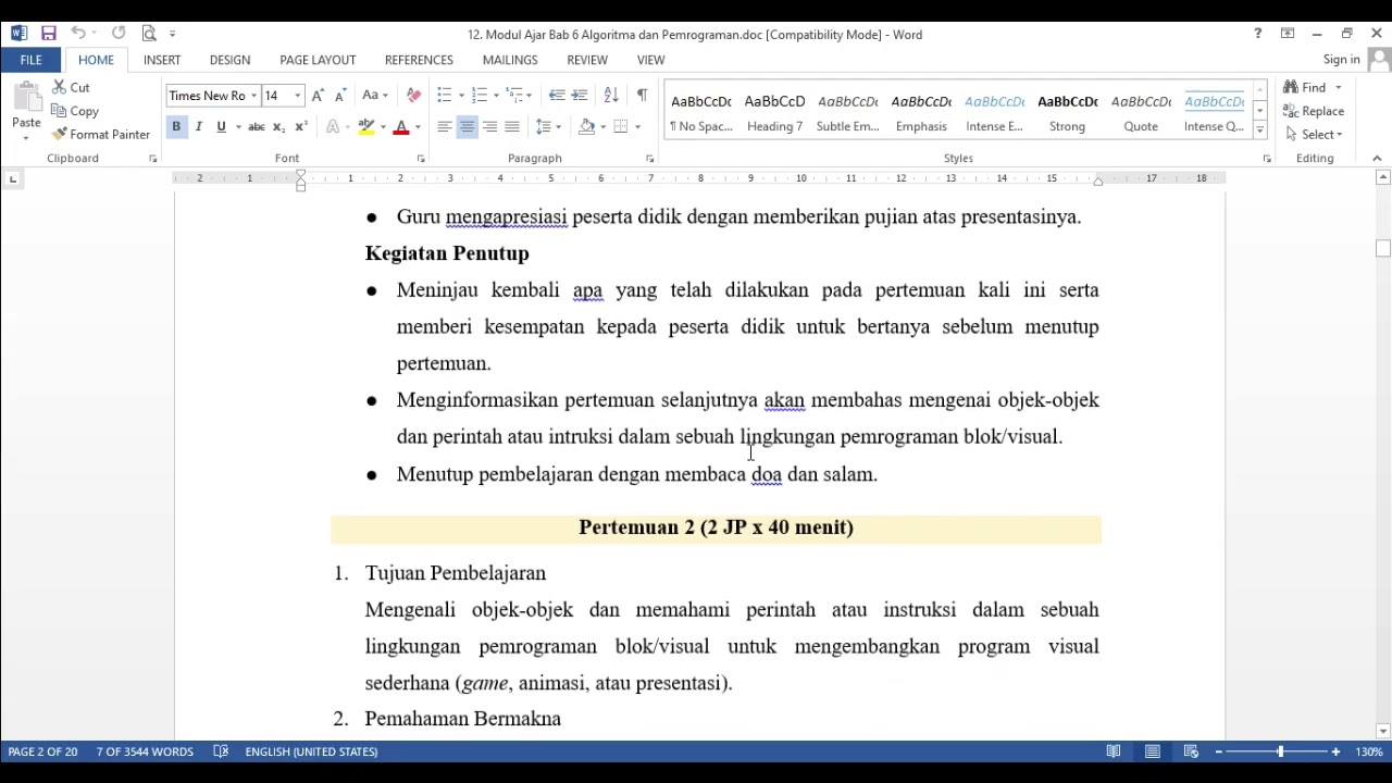 Download Modul Ajar | Algoritma dan Pemrograman  | Informatika Kelas 7 | Deep Learning