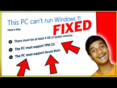 This PC Can't Run Windows 11 | Windows 11 Installation Error Fixed (2021)