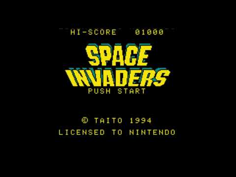 Space Invaders - Game Boy gameplay - Retro Walkthrough - Super hard