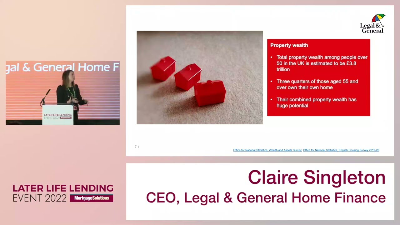 Lust for (later) life - Claire Singleton, Legal & General Home Finance