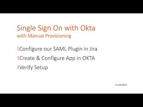 How to set up Okta Single Sign-On for Data Center with Manual Provisioning for Atlassian apps
