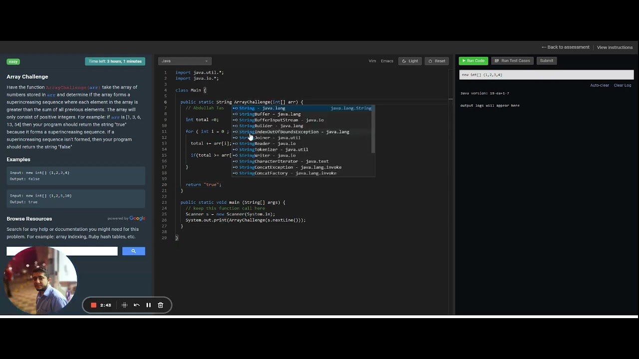 Coderbyte   Superincreasing - JAVA