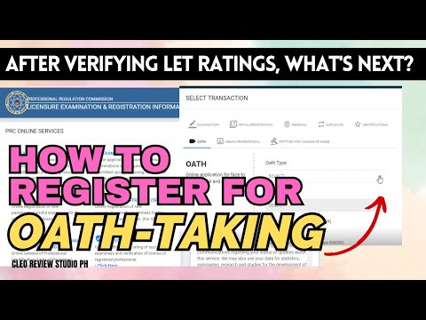 HOW TO REGISTER PRC FACE TO FACE OATH TAKING | NEXT STEP AFTER LET | LERIS ONLINE ACCOUNT