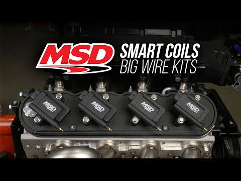 MSD 8289-8 MSD Ignition Coil, Smart Coil, Red,8-Pack