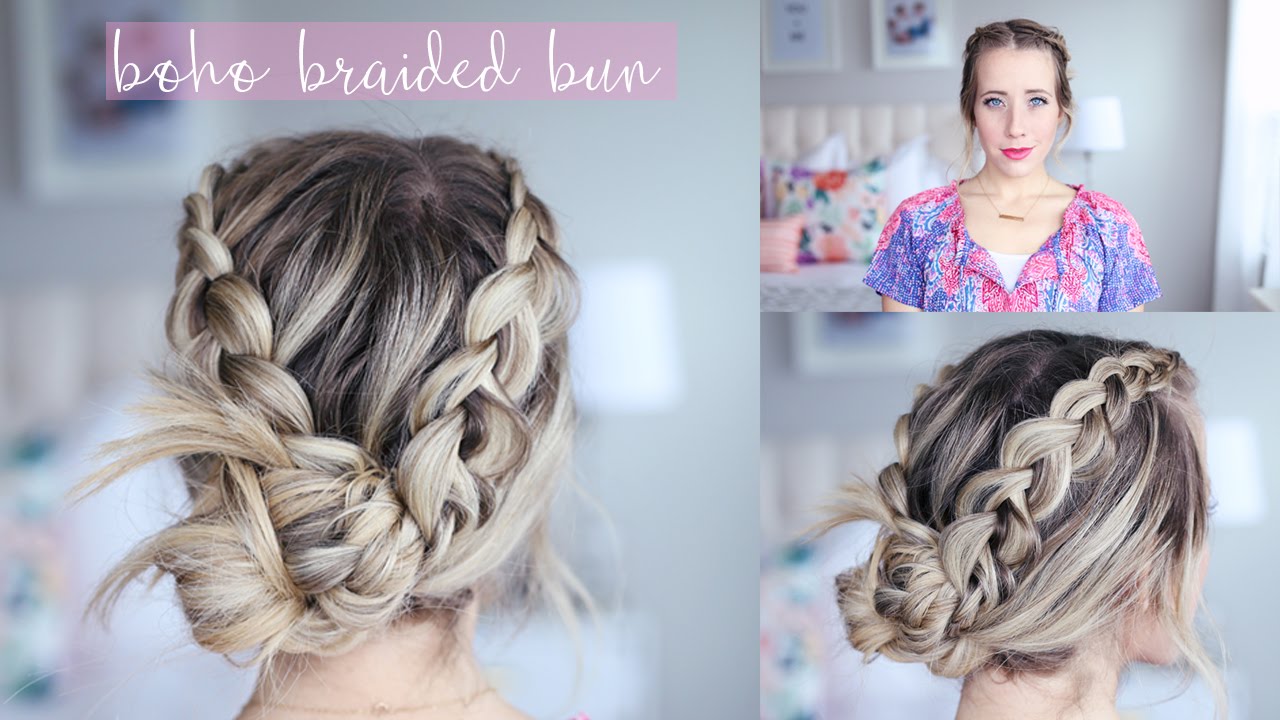 Bohemian Braided Bun | Twist Me Pretty