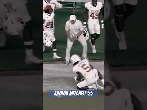 Adonai Mitchell CLIMBS THE LADDER ๐ฎ #colts #texaslonghorns #shorts