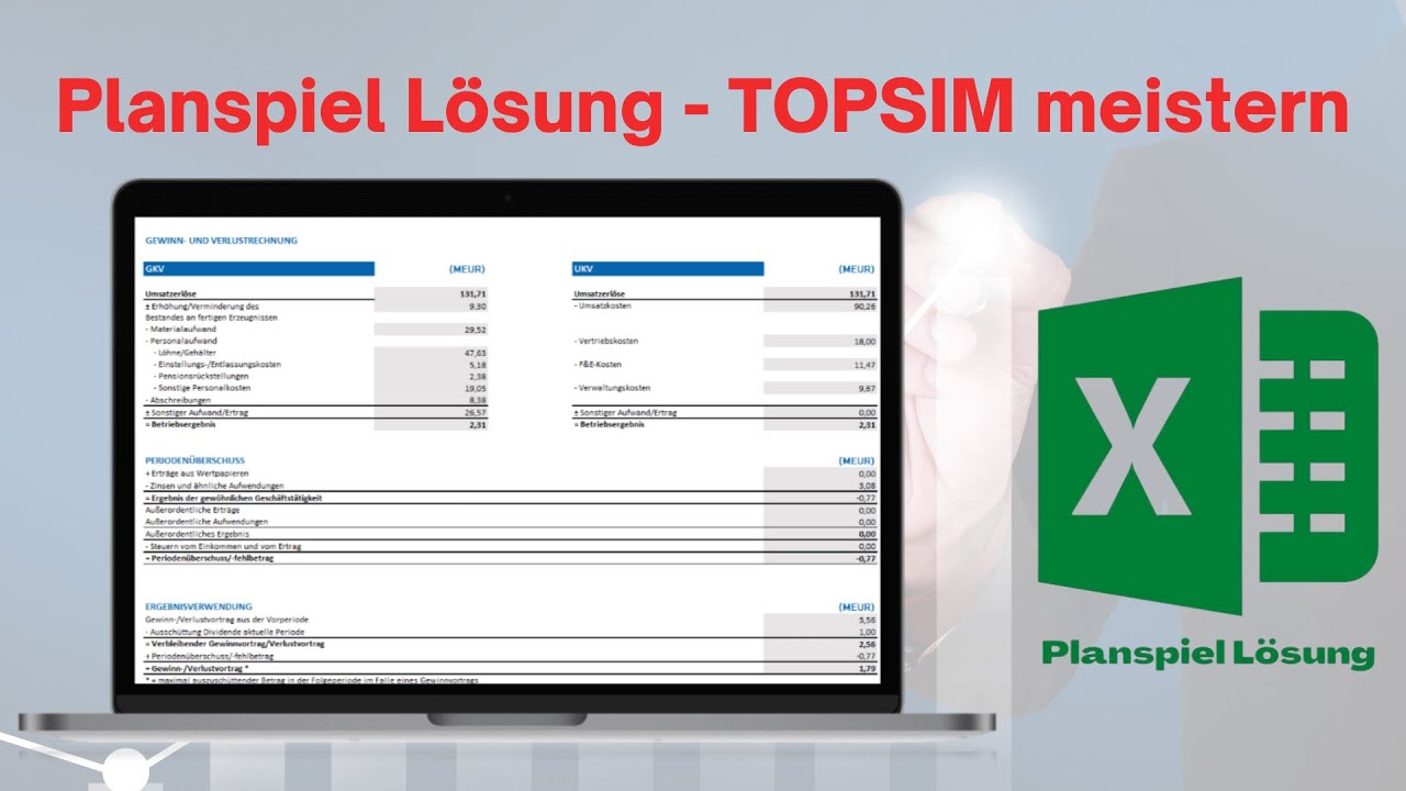 Topsim Planspiel Lösung Excel - Juli 2023