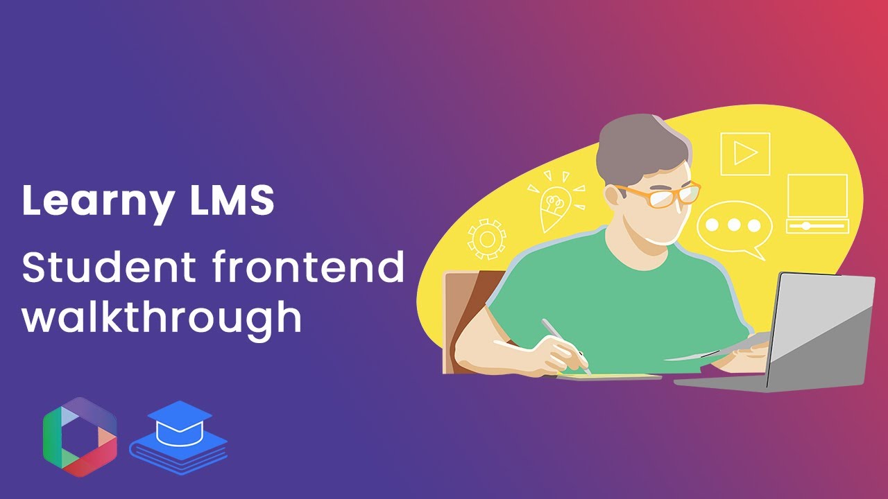 Learny LMS- Student frontend walkthrough